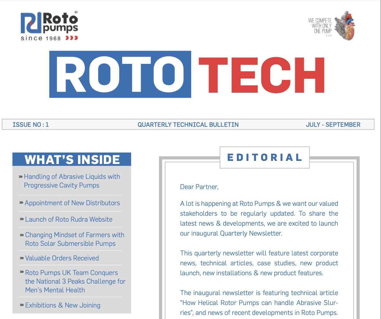 ROTO TECH – Quarterly Technical Bulletin (July-September) - Industrial ...